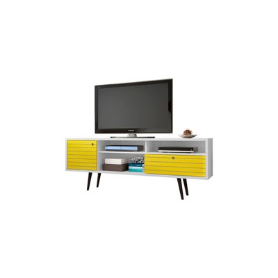 Jasper Tv Stand For Tvs Up To 75" Off White - Manhattan Comfort : Target