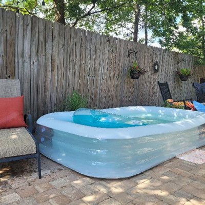 6' X 22" Deluxe Rectangular Family Pool Blue - Sun Squad™ : Target