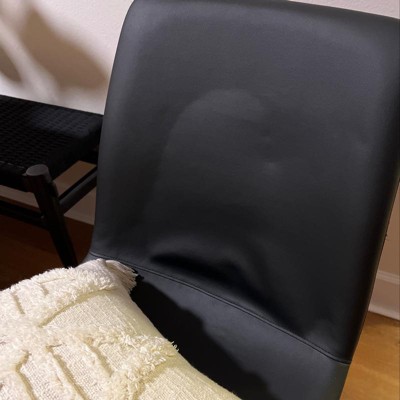 4pk Bowden Faux Leather Dining Chair Caramel - Threshold™ : Target