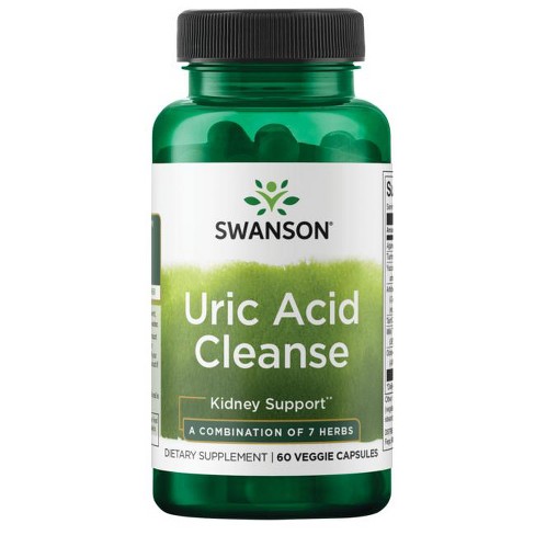 Swanson Herbal Supplements Uric Acid Cleanse Veggie Capsule 60ct : Target