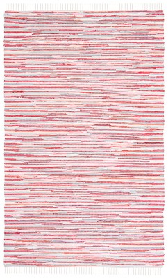 Rag Area Rug Rar128 Hand Woven Area Rug - Blue/multi - 4'x6' - Safavieh ...