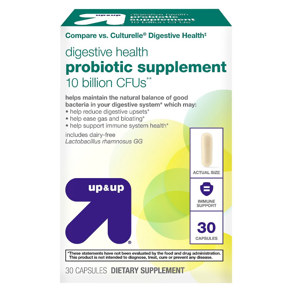 Probiotic Digestive Health Supplement - 30ct - up & up