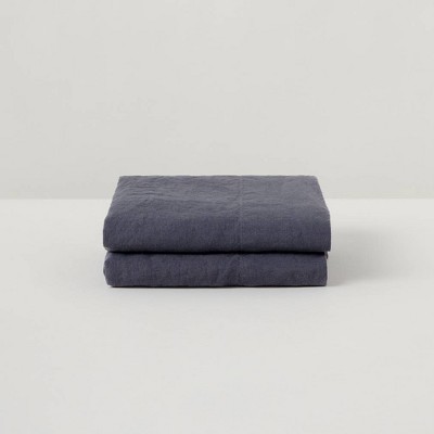 Tuft & Needle King Hemp Pillowcase Set Midnight Blue : Target