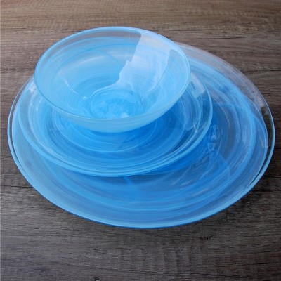 Slickblue 16pc Dinnerware Set Aqua : Target