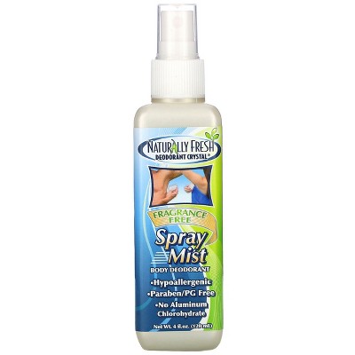 Naturally Fresh Deodorant Crystal Spray Mist Aluminum Free Formula for ...