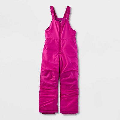 Kids' Solid Snow Bib - Cat & Jack™ Magenta M : Target