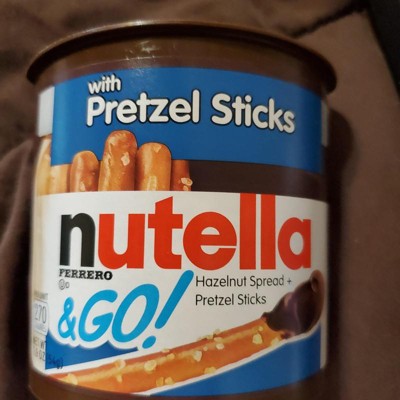 Nutella & Go! Hazelnut Spread & Pretzel Sticks - 1.9oz : Target