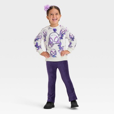 Toddler Girls' Marvel Spidey And Friends Ghost-spider 2pc Cozy Woobie ...