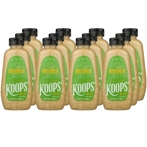 Koops' Horseradish Mustard - Case Of 12/12 Oz : Target