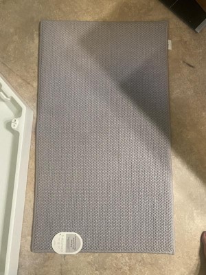 20"x34" Performance Plus Cotton Memory Foam Bath Rug Aqua - Threshold ...