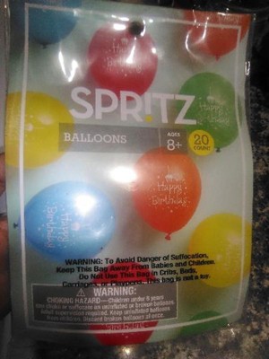 20ct Happy Birthday Printed Balloons - Spritz™ : Target