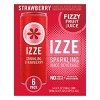 Izze Strawberry Sparkling Juice - 6pk/8.4 Fl Oz Cans : Target