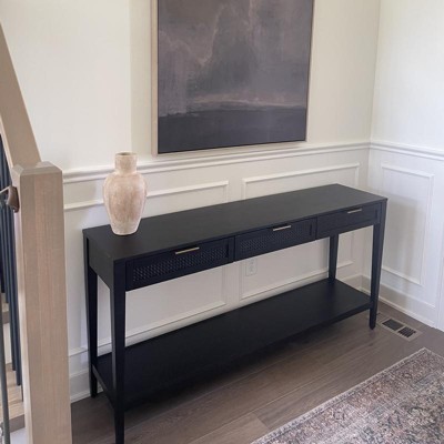 East Bluff Woven Drawer Console Table - Threshold™ Designed With Studio Mcgee : Target