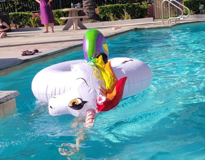 Poolmaster 48" Unicorn Inflatable Swimming Pool Party Float : Target
