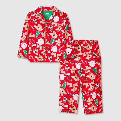 Toddler 2pc Rudolph The Red-nosed Reindeer Christmas Coat Pajama Set ...