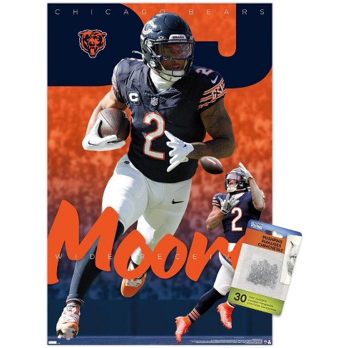 Trends International Nfl Chicago Bears - D.j. Moore 24 Unframed Wall ...