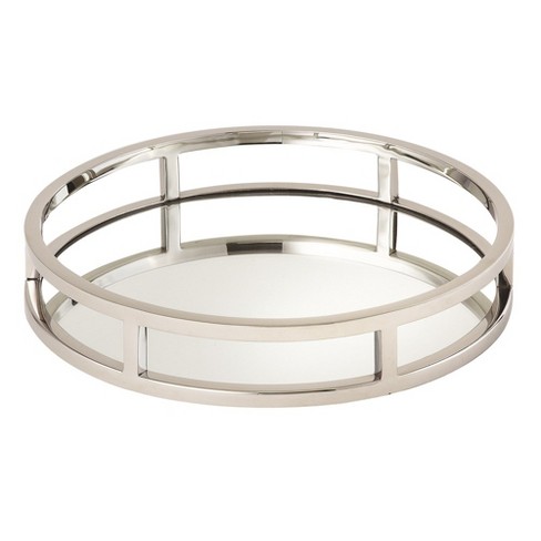 Mirror round tray store