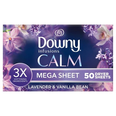 Downy Infusions Calm Dryer Sheets - 50ct : Target
