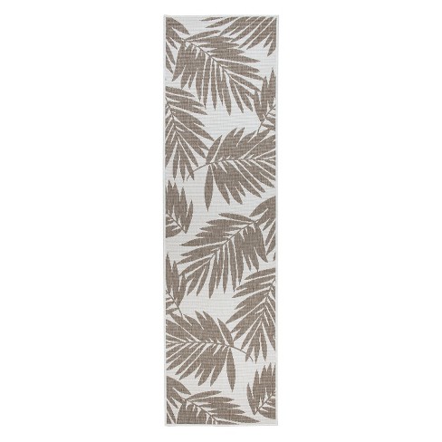 World Rug Gallery Contemporary Floral Leaves Nature Inspired Reversible ...