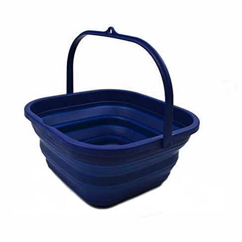 Sammart 5.5l (1.4 Gallon) Collapsible Square Handy Bucket/foldable ...