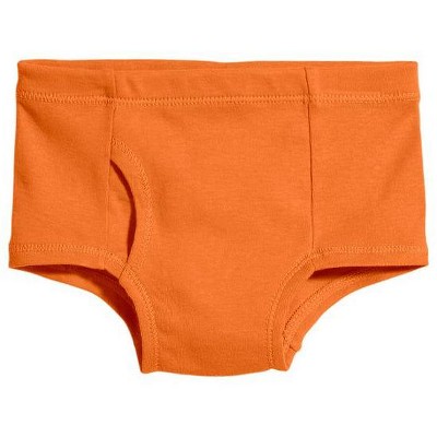 City Threads Usa-made Boys Organic Cotton Brief | Orange - 14y : Target