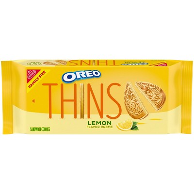 Oreo Thins Lemon Cookies Family Size - 11.78oz : Target
