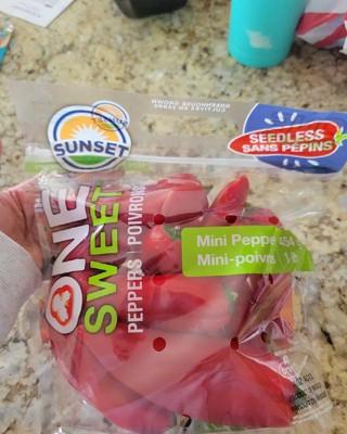 Sunset Lollipeppers Mini-peppers - 1lb : Target
