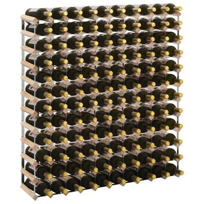 Vidaxl Wine Rack For 30 Bottles Pinewood : Target