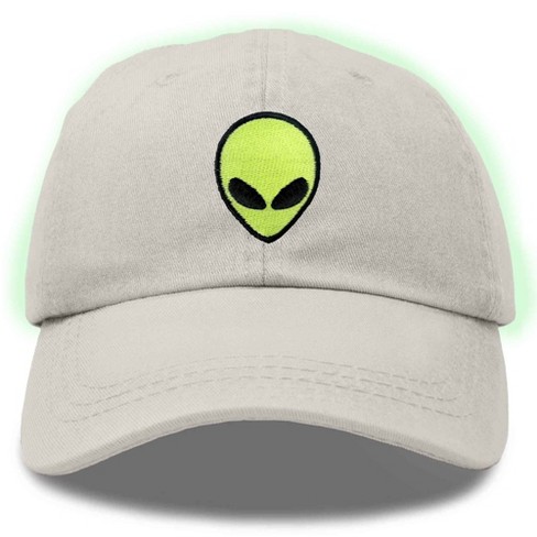 Dalix Alien Embroidered Ufo Dad Hat Cotton Baseball Cap Adjustable Mens ...