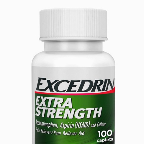 Excedrin Extra Strength Pain Reliever Caplets - Acetaminophen/aspirin ...