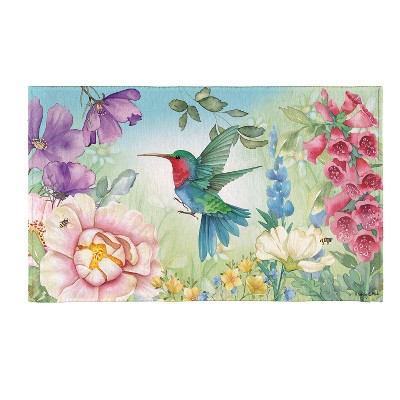 Evergreen Humming Along Washable Indoor/ Outdoor Mat Indoor And Outdoor ...