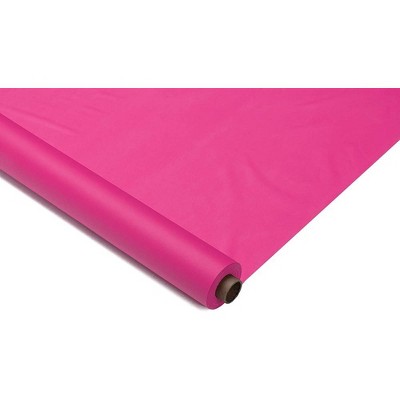 Crown Display 40 Inch. X 100 Feet Disposable Plastic Tablecloth Roll ...