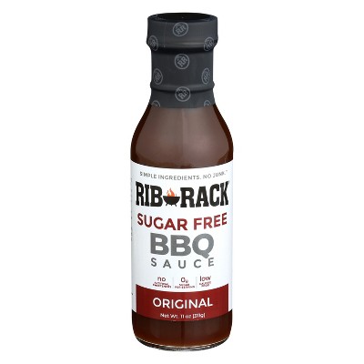 Rib Rack Bbq Sauce Original Sugar Free - Case Of 6 - 11 Oz : Target
