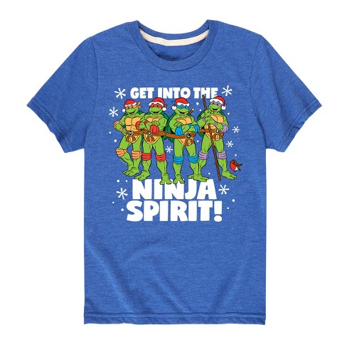 Boys' Teenage Mutant Ninja Turtles Get Into The Ninja Spirit Short Sleeve Graphic T-shirt ...