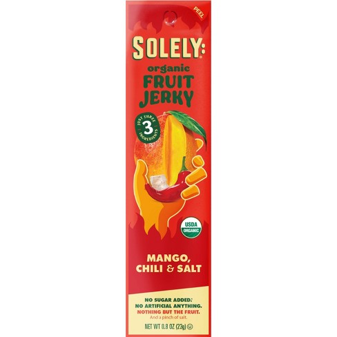 Solely Organic Mango With Chili & Salt Fruit Jerky - 0.8oz : Target