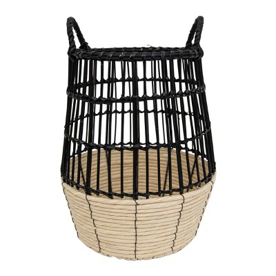 Kaplan Early Learning Hippo Washable Wicker Floor Basket : Target