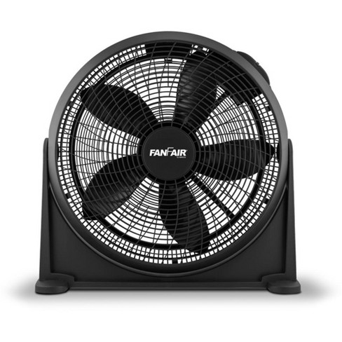Fanfair 20" Floor Fan High-performance Air Circulator - Black : Target