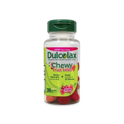 Dulcolax Digestive Chewy Fruit Bites - Cherry Berry - 30ct : Target