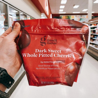 Frozen Dark Sweet Whole Pitted Cherries - 12oz - Good & Gather™ : Target