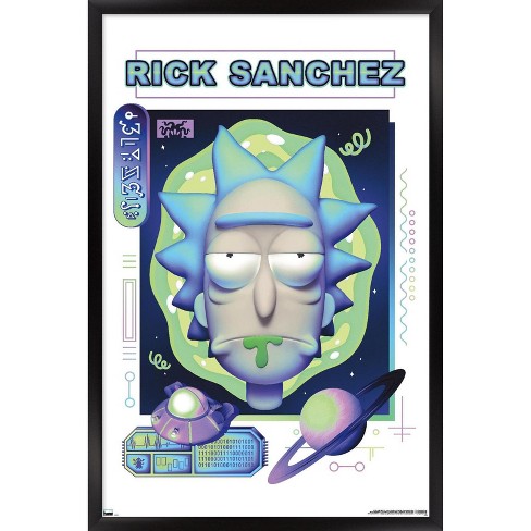 Trends International Rick And Morty - Rick Sanchez Framed Wall Poster ...