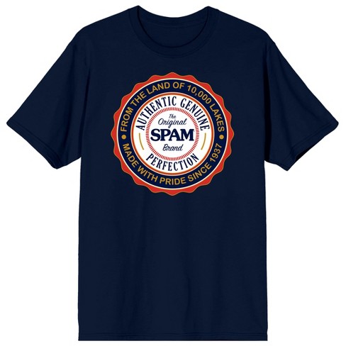 The Original Spam Logo Genuine Perfection Men's Black T-shirt-xl : Target