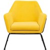 Zuo Jose Accent Chair Yellow : Target