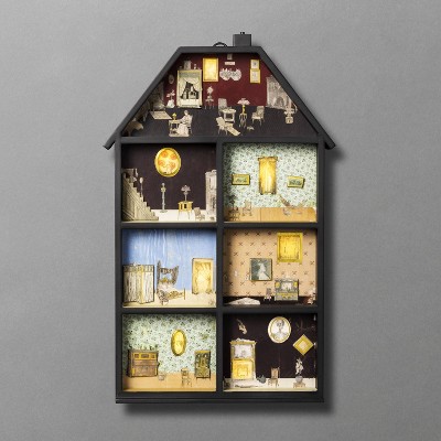 20" Haunted House Light Up Halloween Countdown Calendar - John Derian ...