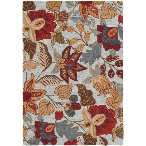 Blossom Blm863 Hand Hooked Area Rug - Blue/multi - 4'x6' - Safavieh ...