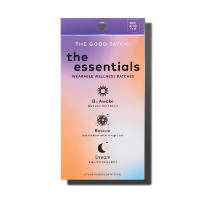 The Good Patch Fan Faves Set Plant-based Vegan Wellness Patch - 3ct : Target