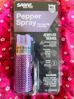 Sabre 2pk Jeweled Pepper Spray : Target