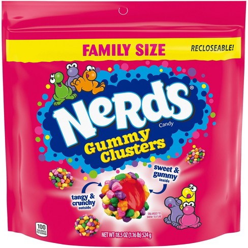 Nerds Gummy Clusters Family Size Candy - 18.5oz : Target