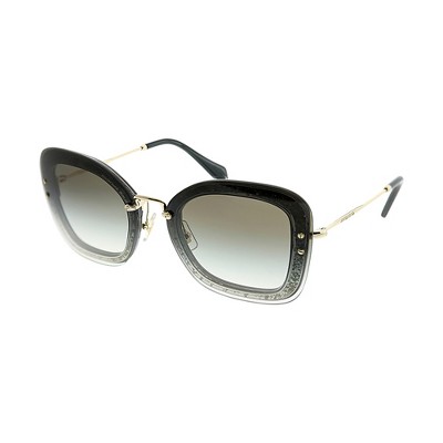 Miu Miu Core Collection Mu 02ts Ues0a7 Womens Butterfly Sunglasses Grey ...