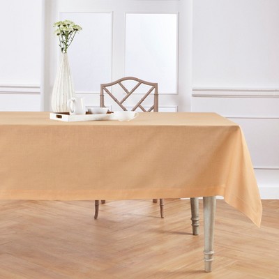 Solino Home Linen Tablecloth Peach 60 X 108 Inches | Fete : Target