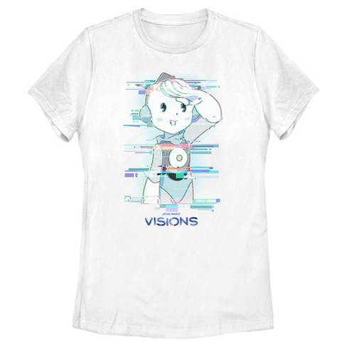 Women's Star Wars: Visions T0-b1 T-shirt - White - X Large : Target